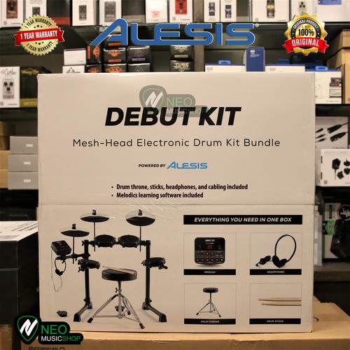 Jual Alesis Debut Kit Electric Drum Set With 4 Mesh Electric Drum Set ...