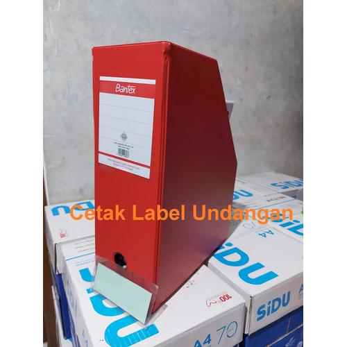 Jual Box file bantex JUMBO 4021 - Merah - Kota Surabaya - Cetak label ...