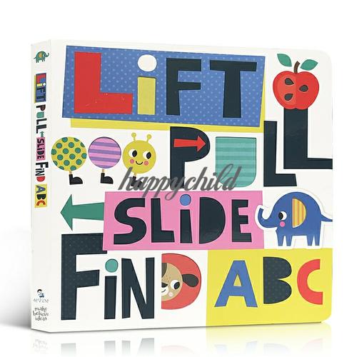 Jual Original lift pull slide find ABC/buku ABC/interactive/pop up ...
