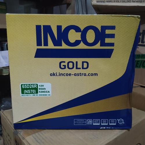 Jual INCOE GOLD NS70 12V 65Ah aki basah mobil panther kijang diesel ...