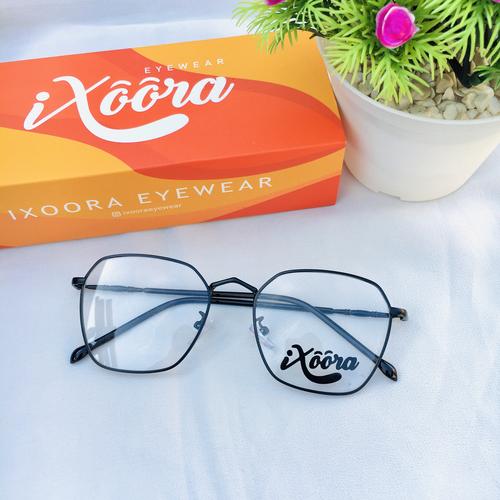 Jual Frame Kacamata Anti Radiasi Ixoora Visca Pria Wanita - Hitam Gold, Frame Saja - Kota ...