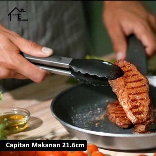 Jual Capitan / Penjepit Makanan 21cm Daging / Grill / Panggang / Sate ...