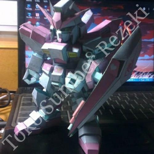 Jual Gundam SD RX 93 Hiv Paper Craft DIY Papercraft Robot Daigunder ...