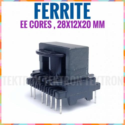 Jual Ferrite EE cores 28x12x20mm + Bobin Ferit Trafo Gap 28mm - Kota ...