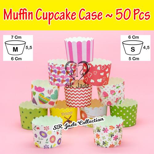 Jual Muffin Cake Case Size M Paper CupCake Kertas Alas Roti Bolu Cup ...