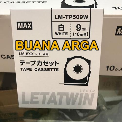 Jual Tape Label Letatwin Max LM-TP509 Kuning / Putih untuk LM-550A LM ...