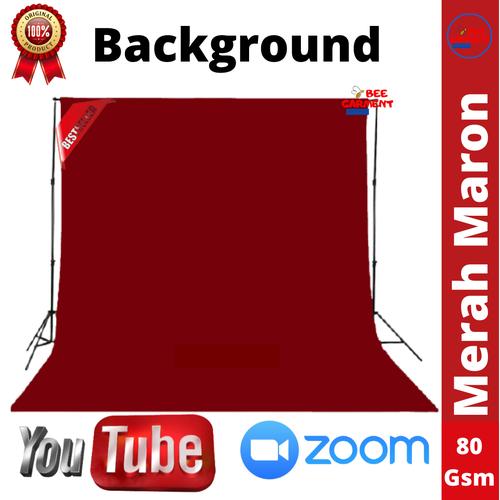 Jual Kain background Merah Maron 80gsm Green Screen kain spunbond back ...
