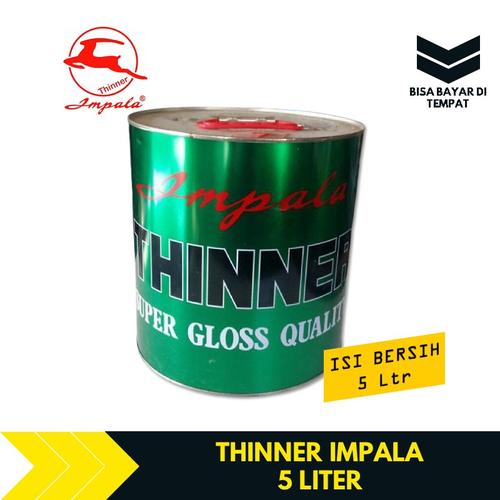 Jual Tiner Cat Thinner Thiner Impala Pengencer Cat Minyak 5 Liter - Kab ...