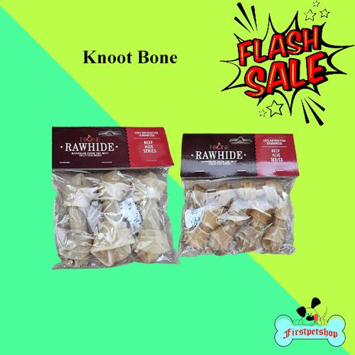 Jual Snack Tulang-Tulangan Gigitan Anjing Knot Bone Rasa Ayam 3" dan 4 ...