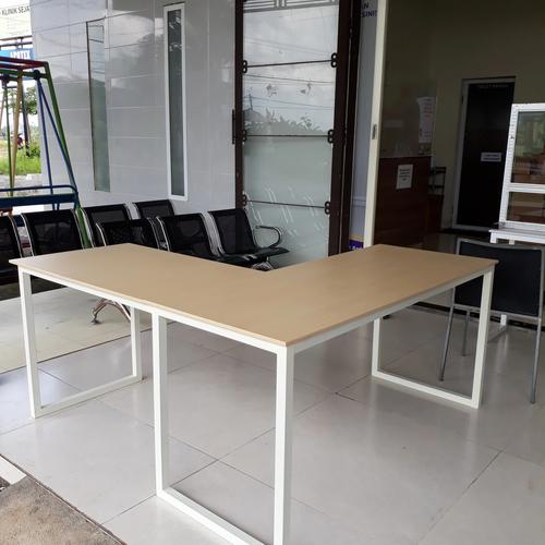 Jual meja L kokoh uk 120x60cm t 72cm (AREA SURABAYA)/modern/kokoh ...