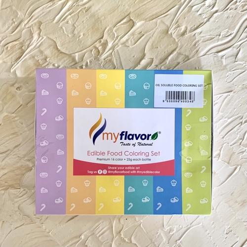 Jual My Flavor Oil Soluble Food Coloring Set - Pewarna Makanan Halal ...