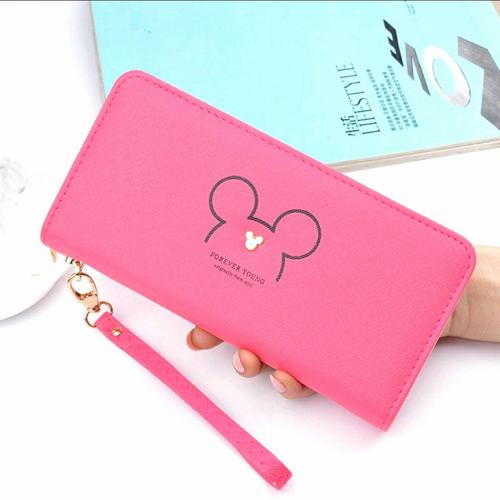 Jual dompet wanita cewek anak perempuan panjang kulit import 120 mickey ...