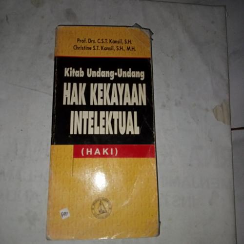 Jual KITAB UNDANG UNDANG HAK KEKAYAAN INTELEKTUAL (HAKI) - Kab ... Jual KITAB UNDANG UNDANG HAK KEKAYAAN INTELEKTUAL (HAKI) - Kab ...