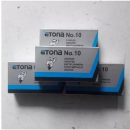 Jual Staples Etona no. 10 Steples Hekter /Box isi 20 pak - Jakarta ...