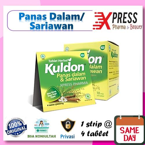 Jual ⚡XPRESS⚡ Kuldon Tablet Herbal Panas Dalam dan Sariawan Tenggorokan ...