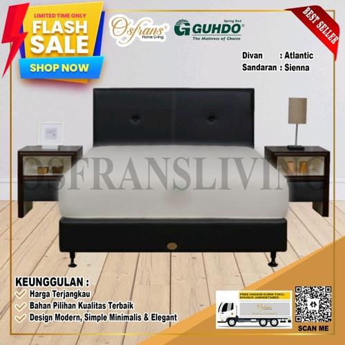 Jual Guhdo Springbed Divan Atlantic & Sandaran Sienna Saja [ OSFRANS ...