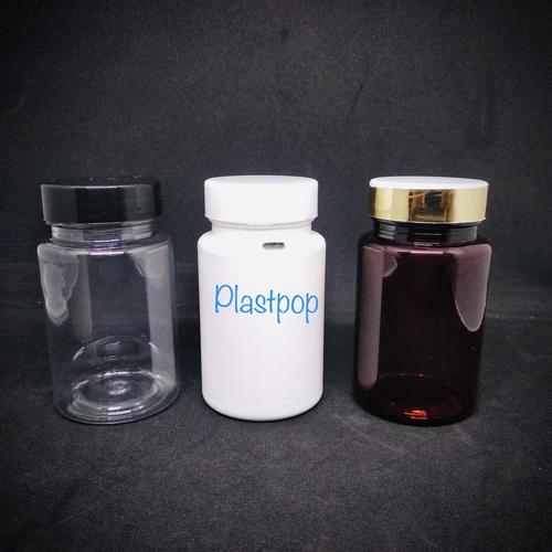 Jual Botol kapsul jamu supplemen supplement herbal PET 85 ml 50kapsul ...