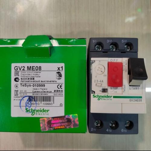 Jual Motor Circuit breaker Schneider electric GV2ME08 2.5-4A - Jakarta ...