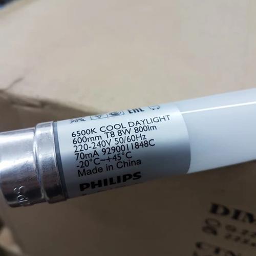Jual Philips TL LED 8W T8 600mm cool daylight/putih - PACKING BUBLE ...