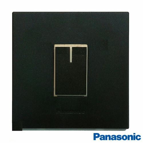 Jual Panasonic Saklar Engkel/Tunggal 1 Gang WESJ78019 +WEJ5931B hitam ...
