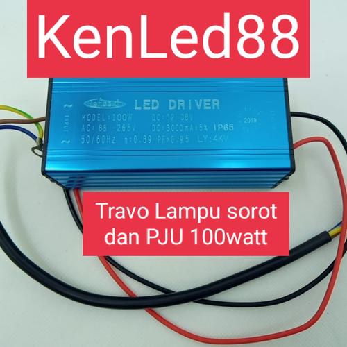Jual Led Driver/Travo Power Supply Lampu Sorot 100W/100Watt Ballast PJU ...