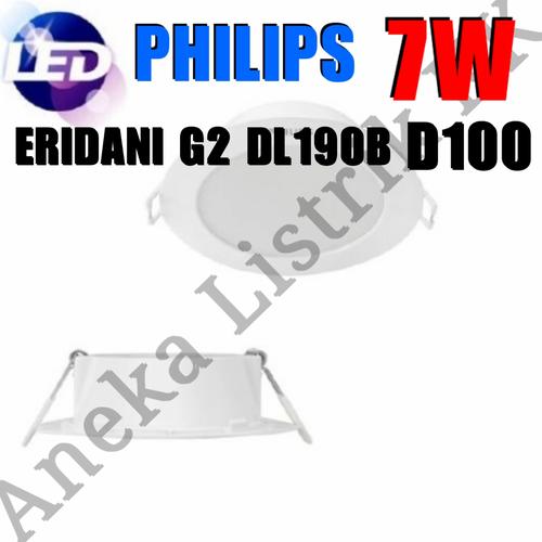 Jual PHILIPS ERIDANI DL190B DL 190B DOWNLIGHT LED 7W PENGGANTI 59261 5W ...