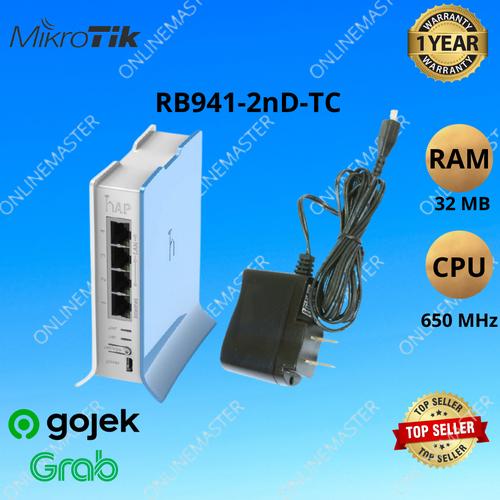Jual RB941-2nD-TC (hAP-Lite2) Mikrotik Router Wireless - Jakarta Pusat ...