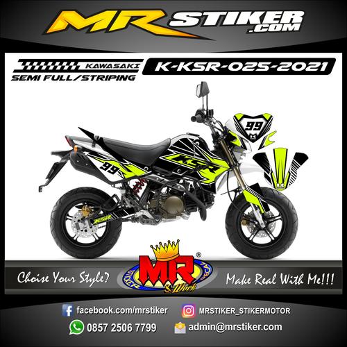 Jual Decal Stiker Motor Kawasaki KSR Decal Stiker Custom Supermoto Race ...
