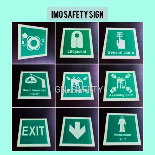 Jual IMO Symbol Sticker / IMO Safety Signs / Bahan Fosfor - Jakarta ...