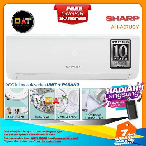 Jual AC SHARP 3/4 PK AH-A07UCY SUPERCOOL R32 + INSTALASI PEMASANGAN - UNIT ONLY - Kota Tangerang ...