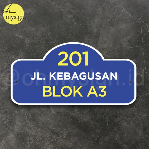Jual Custom Nomor Rumah Acrylic Modern House Number Akrilik Plat Nomor ...