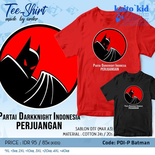 Jual Kaos BATMAN PERJUANGAN PDIP DarkKnight Lucu Meme unik bs custom ...