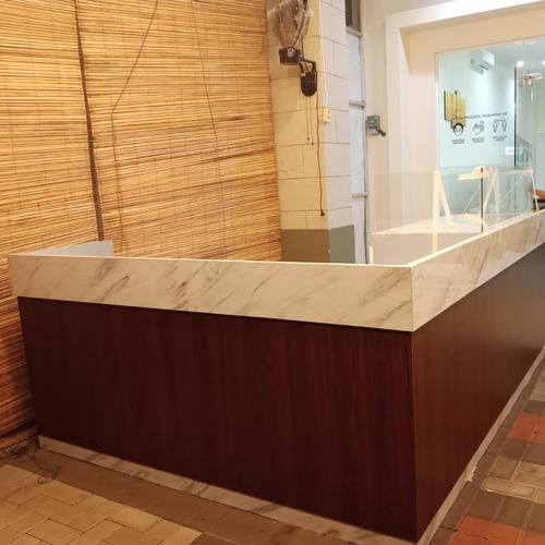 Jual Meja Letter L / Meja L / Meja Kasir / Meja Cafe / Meja Counter ...