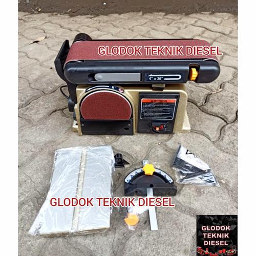 Jual MESIN AMPLAS DUDUK / Belt & Disc Sander ORIGINAL TERBAIK DIKELAS ...
