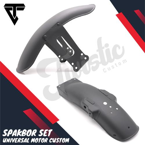 Jual Spakbor Set Depan Belakang Motor Custom Universal Japstyle ...