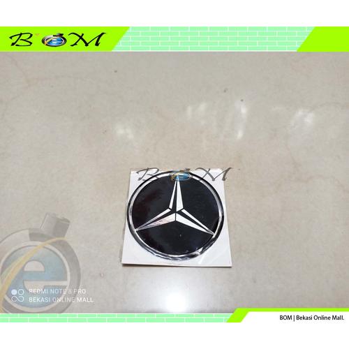 Jual stiker emblem logo lambang timbul dop velg mobil mercy mercedes ...