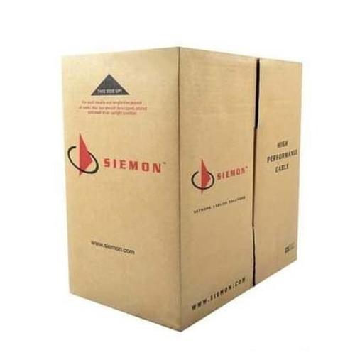Jual Siemon LAN UTP Cat6 305 Meter 24 AWG Grey No Connector (9C6M4-E2 ...
