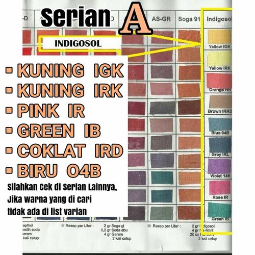 Jual PEWARNA INDIGOSOL (25GR)/ PEWARNA BATIK/ PEWARNA INDIGOSOL ...