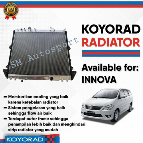 Jual KOYORAD Racing Radiator TOYOTA Innova-Fortuner-Hilux Vigo 1KD/2KD ...