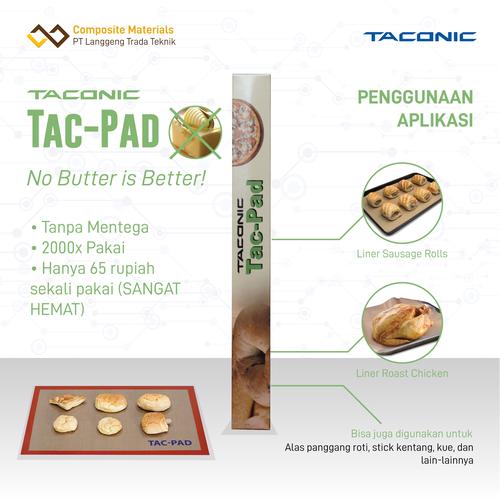 Jual Taconic Silicone Fiberglass Tacpad alas loyang kue - M - Kota ...