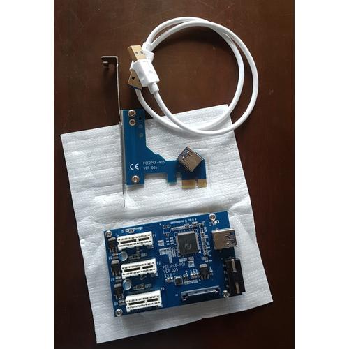 Jual Pci-e x1 to 3 port x1 Switch Multiplier Riser Card - Kota Surabaya ...
