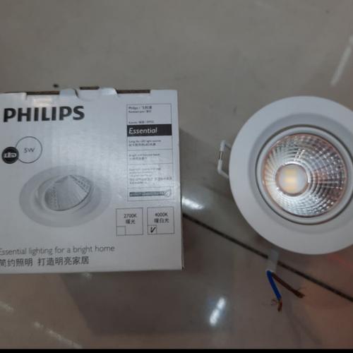 Jual Philips Kyanite Lampu Downlight LED Spot 5Watt Kuning , Natural ...