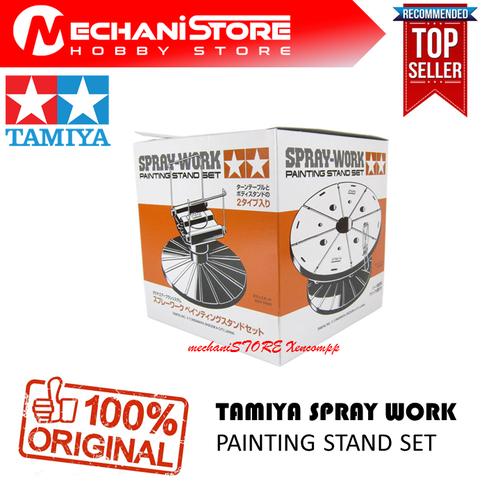 Jual TAMIYA SPRAY WORK PAINTING STAND SET - TURNTABLE CAT AIRBRUSH ...