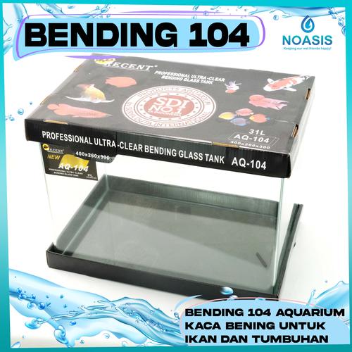 Jual AQUARIUM AQUASCAPE BENDING IMPORT GLASS TANK RECENT AQ 104(GOJEK/GRAB) - BENDING - Kota ...