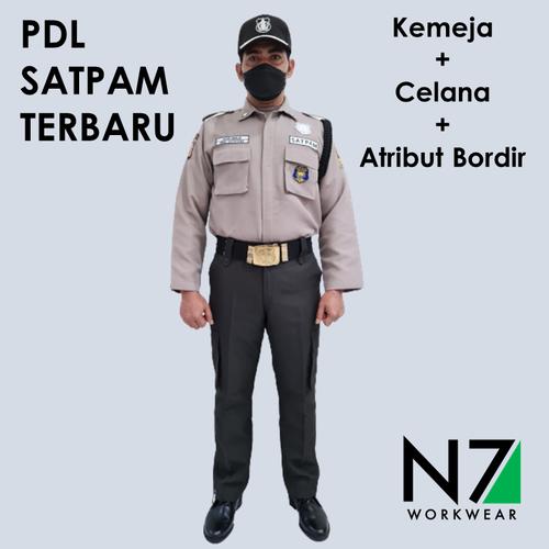 Jual SERAGAM PDL SATPAM SECURITY Pria Terbaru - GRATIS ATRIBUT BORDIR ...
