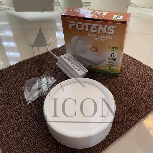 Jual POTENS Downlight LED 6 Watt Bulat Putih, Lampu Led , Lampu Panel - Kota Semarang - LICON ...