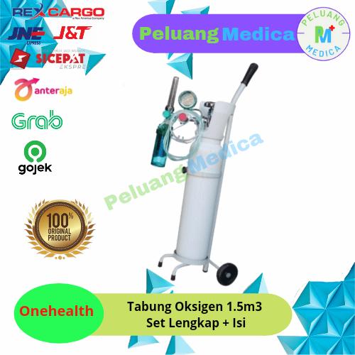 Jual Tabung Oksigen 1.5m3 Set Lengkap+Full isi - Tabung Saja - Jakarta ...