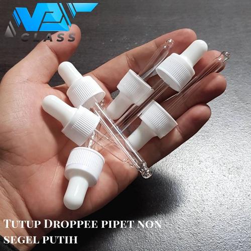 Jual tutup dropper pipet putih non segel / tutup botol pipet/ tutup ...