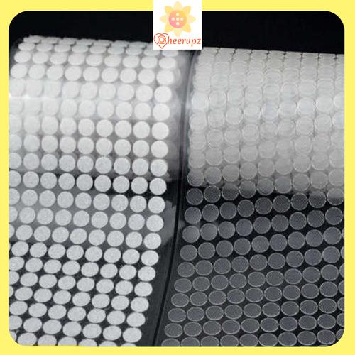 Jual Velcro Tape Bulat Sticker isi 100 pasang perekat serbaguna 10/15 ...