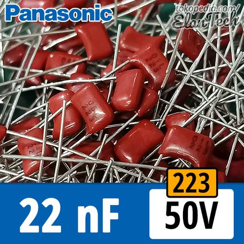 Jual 22nF / 223 50V Milar Mylar Film Capacitor 22n 22 nF Kapasitor ...